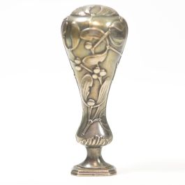 MARSEILLEANTIQUITES - Sceau à cacheter de collection en métal argenté ...