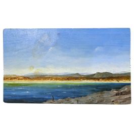 MARSEILLEANTIQUITES - Paysage bord de mer aux mouettes école Française ...